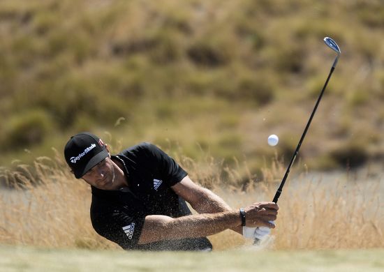 Dustin Johnson Us Hits Sand Trap Editorial Stock Photo - Stock Image ...