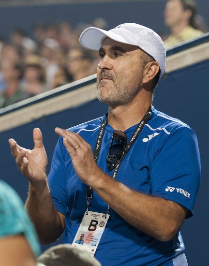 Ivan Bencic Father Coach Switzerlands Belinda Editorial Stock Photo ...