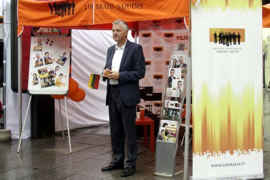 Campaigner Stands Election Campaign Stand Liberal Editorial Stock Photo ...