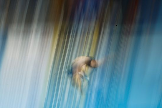 Chinese Diver Bo Qiu Competes During Editorial Stock Photo - Stock ...
