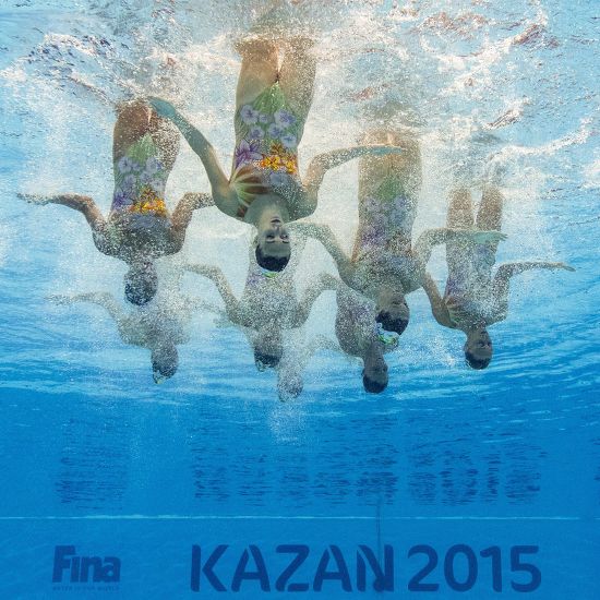 Team Italy Performs During Synchronized Swimming Editorial Stock Photo ...