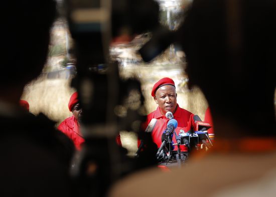 Leader Eff Economic Freedom Fighters Party Editorial Stock Photo ...