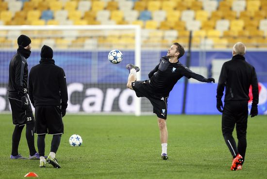 Malmo Players Perform During Their Teams Editorial Stock Photo - Stock ...
