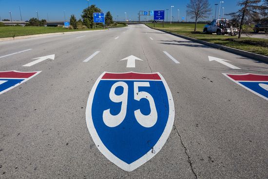 October 15 2016 Interstate 95 Road Editorial Stock Photo - Stock Image ...
