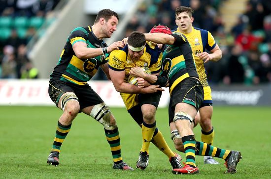 Ryan Bower Worcester Warriors Tackled Editorial Stock Photo - Stock ...