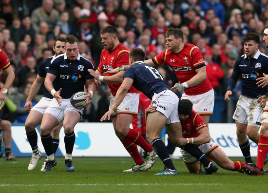 Huw Jones Scotland Slips Pass Stuart Editorial Stock Photo - Stock ...