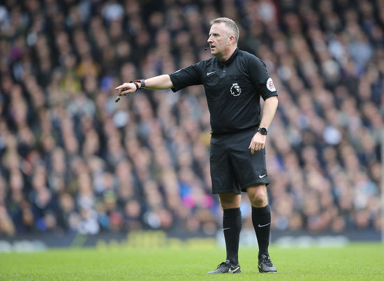 Referee Jonathan Moss During Premier League Editorial Stock Photo ...
