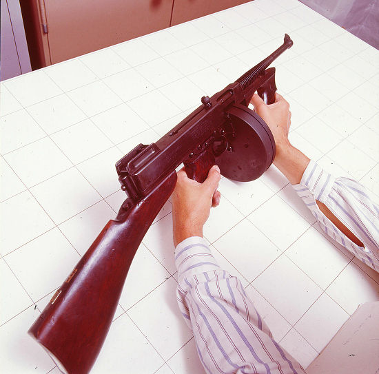 Thompson 1921 45 Submachine Gun Fifty Editorial Stock Photo - Stock ...