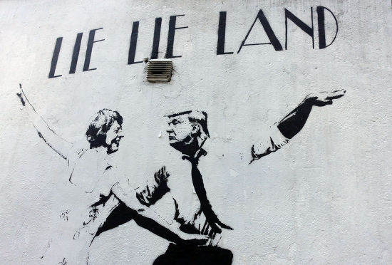 Lie Lie Land By Street Artist Editorial Stock Photo - Stock Image ...