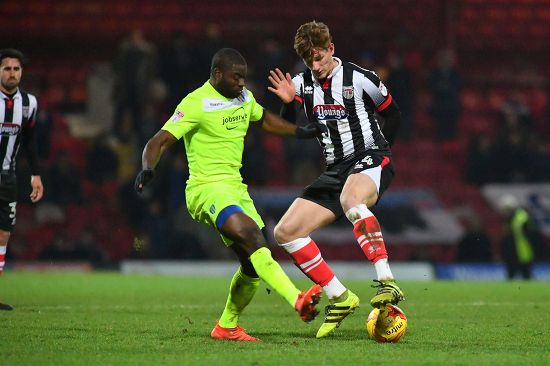 Grimsby Town Midfielder Luke Maxwell 34 Editorial Stock Photo - Stock ...