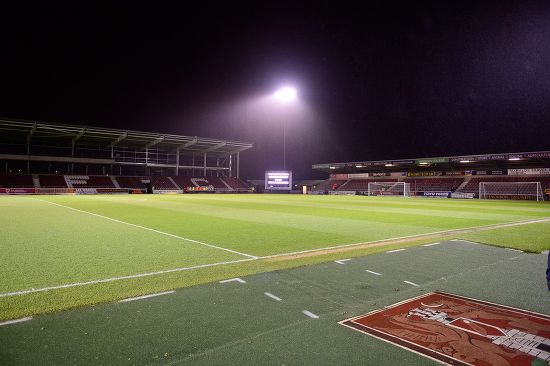 Wet Night Under Lights Sixfields Stadium Editorial Stock Photo - Stock ...