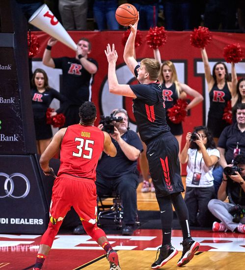 Rutgers Center Cj Gettys 34 Shoots Editorial Stock Photo - Stock Image ...