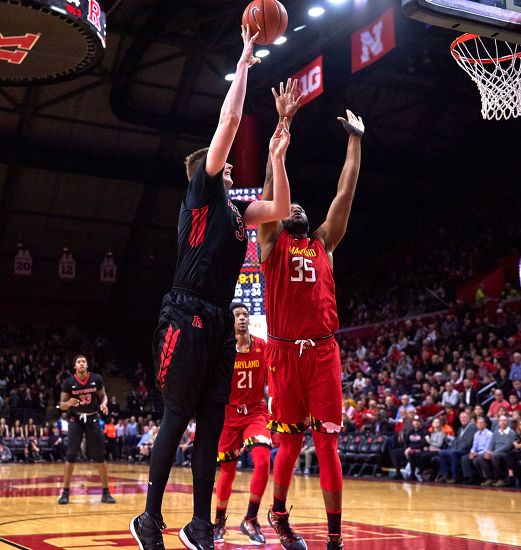 Rutgers Center Cj Gettys 34 Shoots Editorial Stock Photo - Stock Image ...