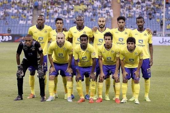 Alnassr Team Pose Prior Saudi Professional Editorial Stock Photo ...