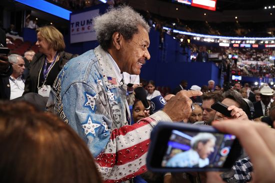 Us Boxing Promoter Don King Stands Editorial Stock Photo - Stock Image ...