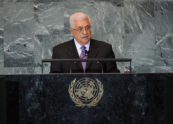 Mahmoud Abbas Chairman Executive Committee Palestinian Editorial Stock ...