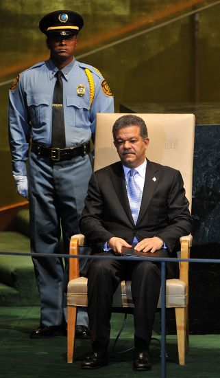 Leonel Fernandez Reyna President Dominican Republic Editorial Stock ...