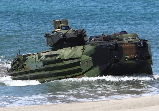 Amphibious Assault Vehicle Aav Us Marines Editorial Stock Photo - Stock ...