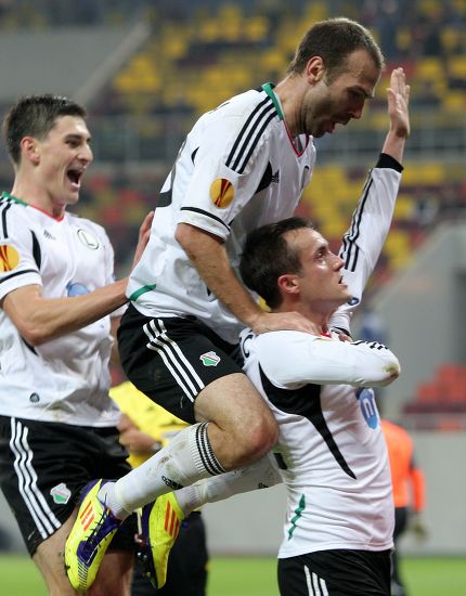 Miroslav Radovic R Legia Warsaw Celebrates Editorial Stock Photo ...