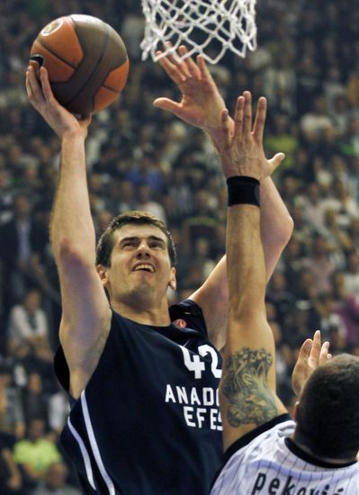 Stanko Barac L Anadolu Efes Action Editorial Stock Photo - Stock Image ...
