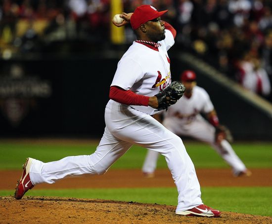 St Louis Cardinals Pitcher Arthur Rhodes Editorial Stock Photo - Stock ...