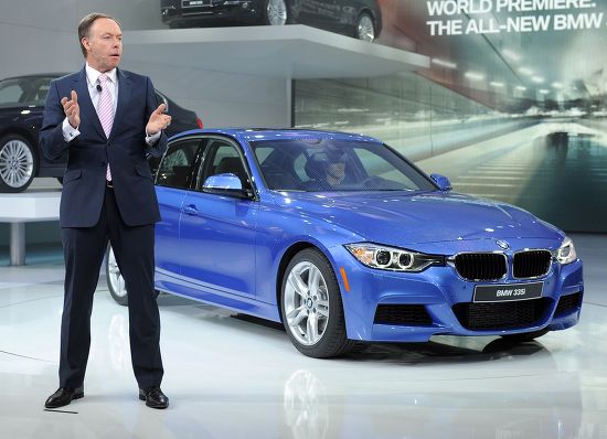 Bmw Executive Ian Robertson Presents Bmw Editorial Stock Photo - Stock ...