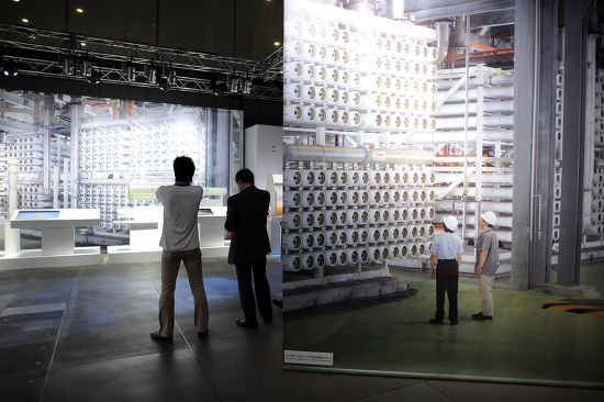 Toray Industries Employees Stand Exhibition Japanese Editorial Stock ...