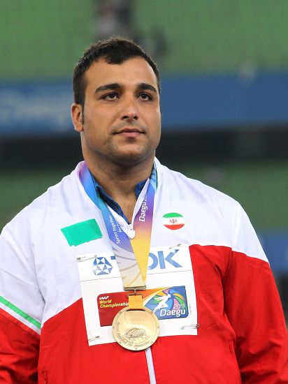 Bronze Medalist Ehsan Hadadi Iran On Editorial Stock Photo - Stock ...