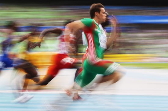 Arnaldo Abrantes Portugal Competes Mens 200m Editorial Stock Photo ...