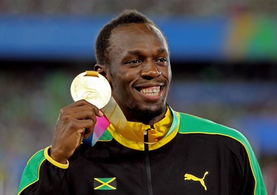 Gold Medalist Usain Bolt Jamaica On Editorial Stock Photo - Stock Image ...