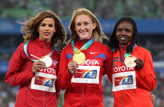 Gold Medalist Yuliya Zaripova Russia C Editorial Stock Photo - Stock ...