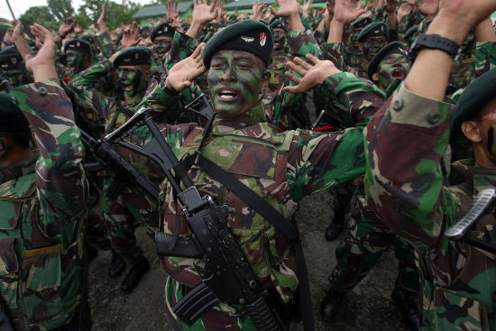 Indonesian National Army Special Forces Named Editorial Stock Photo ...