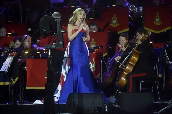 Welsh Singer Katherine Jenkins Performs Queen Editorial Stock Photo ...