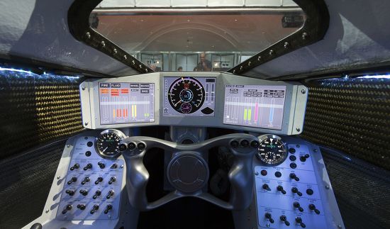 Cockpit Bloodhound Ssc Car Which Unveiled Editorial Stock Photo - Stock ...