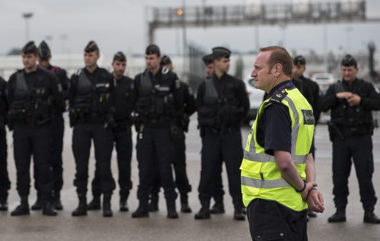 French Police Officers British Border Force Editorial Stock Photo ...