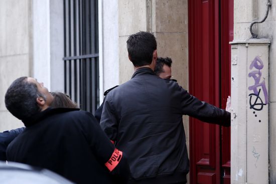 Police Officers Enter Building During Massive Editorial Stock Photo ...