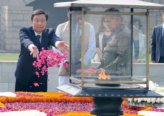 Chinese Vice President Li Yuanchao Pays Editorial Stock Photo - Stock ...