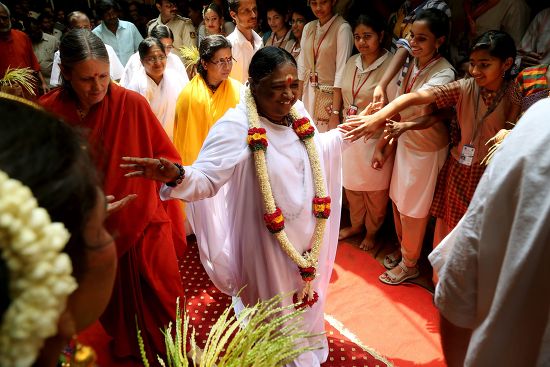 Indian Female Guru C Sri Mata Editorial Stock Photo - Stock Image ...