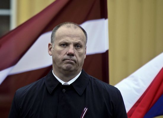Latvias Defence Minister Raimonds Bergmanis Attends Editorial Stock ...