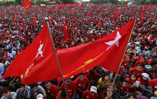 Supporters National League Democracy Nld Party Editorial Stock Photo ...