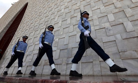 Pakistan Air Force Cadets March During Editorial Stock Photo - Stock ...