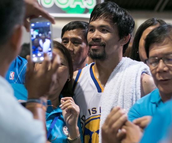 Filipino Boxing Champion Emmanuel Manny Pacman Editorial Stock Photo ...