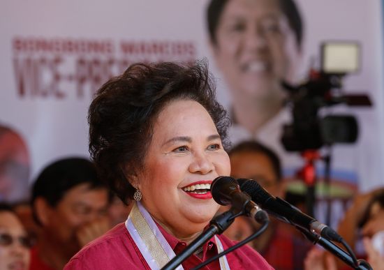 Filipino Senator Miriam Defensor Santiago Running Editorial Stock Photo ...
