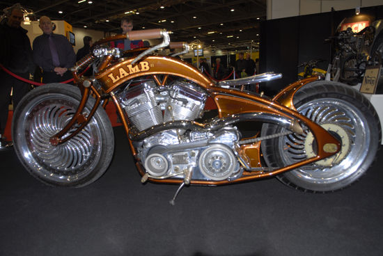 Lamb Custom Bike Harley Davidson Engine Editorial Stock Photo - Stock ...