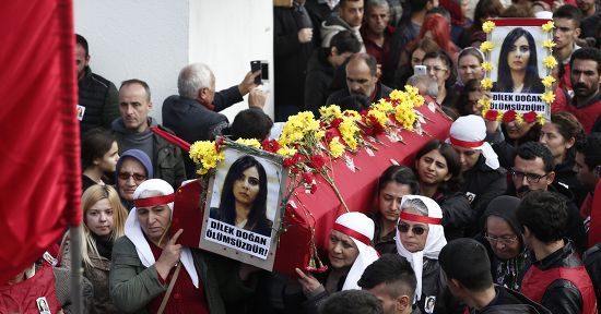 Women Carry Coffin Dilek Dogan Who Editorial Stock Photo - Stock Image ...
