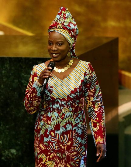 Singer Angelique Kidjo Benin Performs During Editorial Stock Photo ...