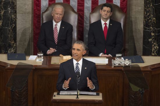 Us President Barack Obama C Delivers Editorial Stock Photo - Stock ...