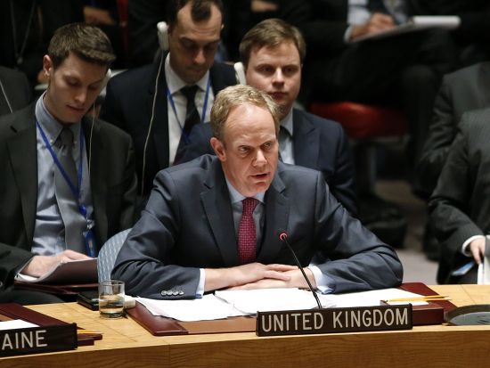 United Kingdom Ambassador Un Matthew Rycroft Editorial Stock Photo ...