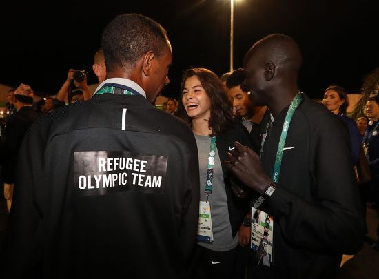 Swimmer Yusra Mardini C Syria Refugee Editorial Stock Photo - Stock ...