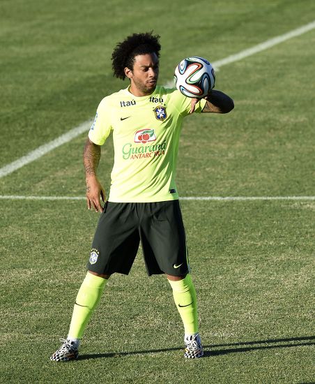 Brazilian Player Marcelo Control Ball During Editorial Stock Photo ...